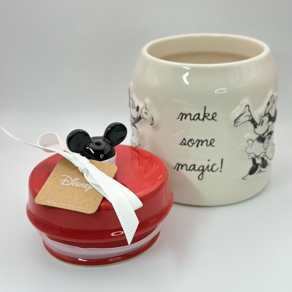Rae Dunn | Kitchen | Mickey And Minnie Mouse Jar By Rae Dunn Treat Jar ...